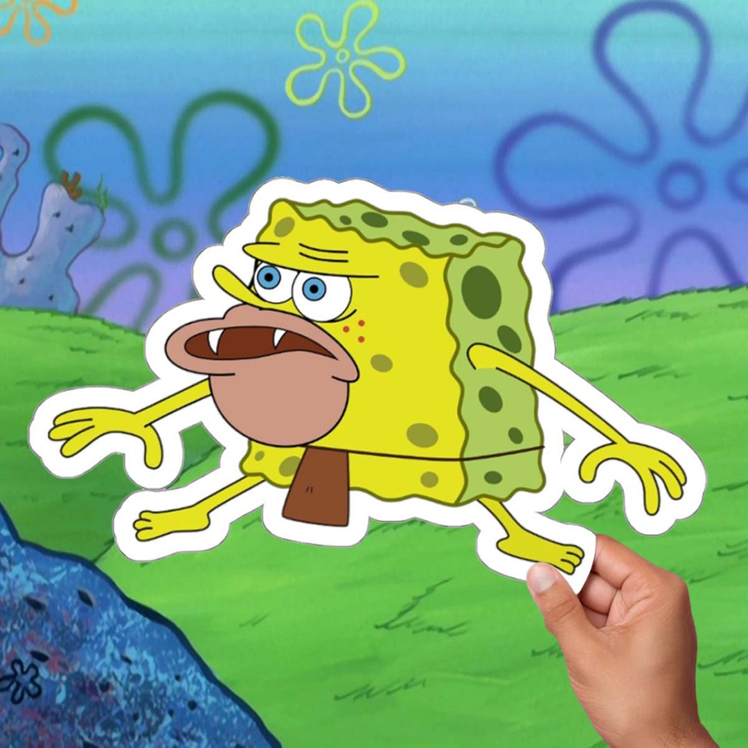 3 Spongegar Sticker Spongebob Sticker for Laptops, Phone Case, Water ...