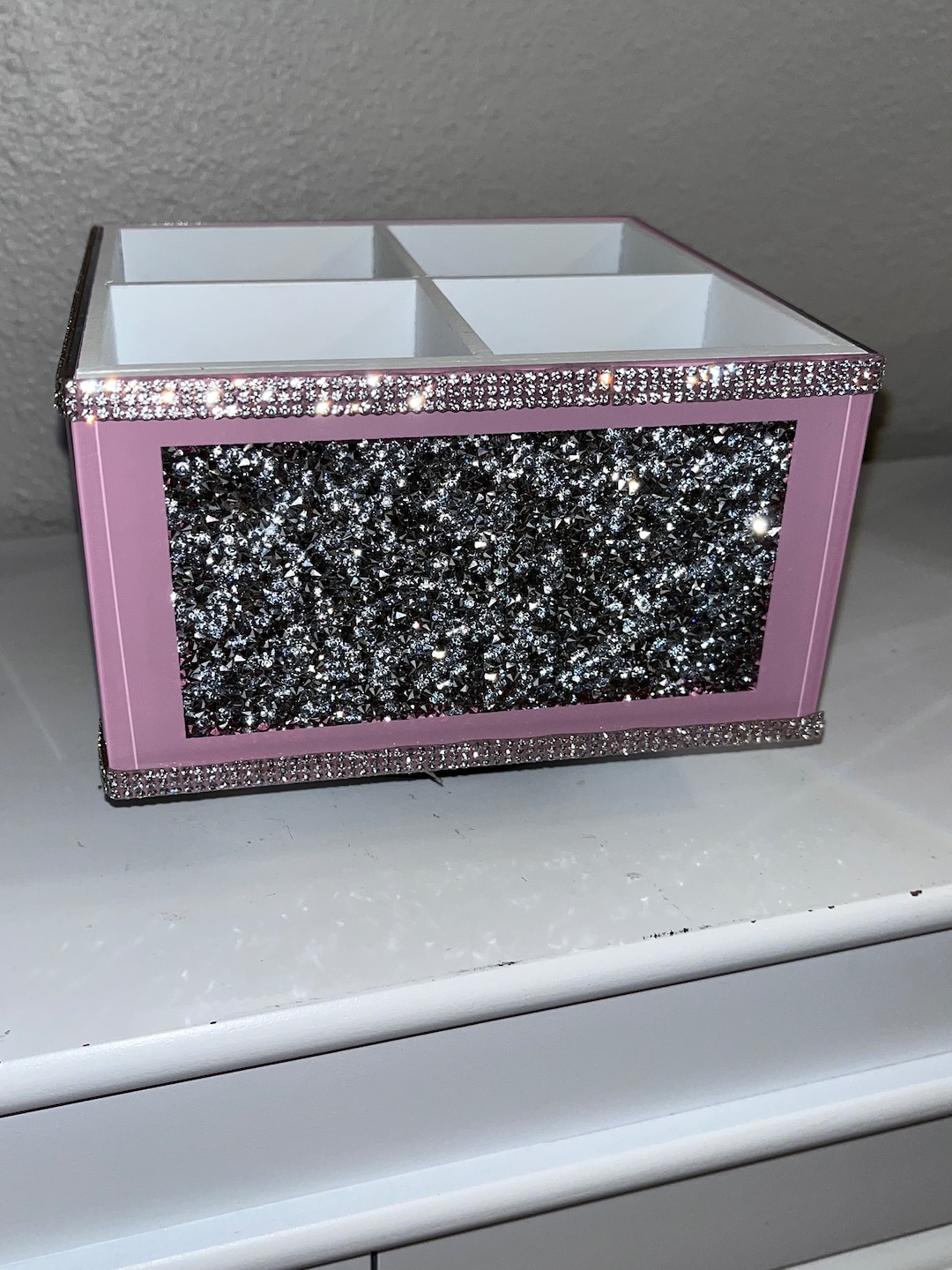 Spinning Diamond Crushed Diamond Organizers - Etsy