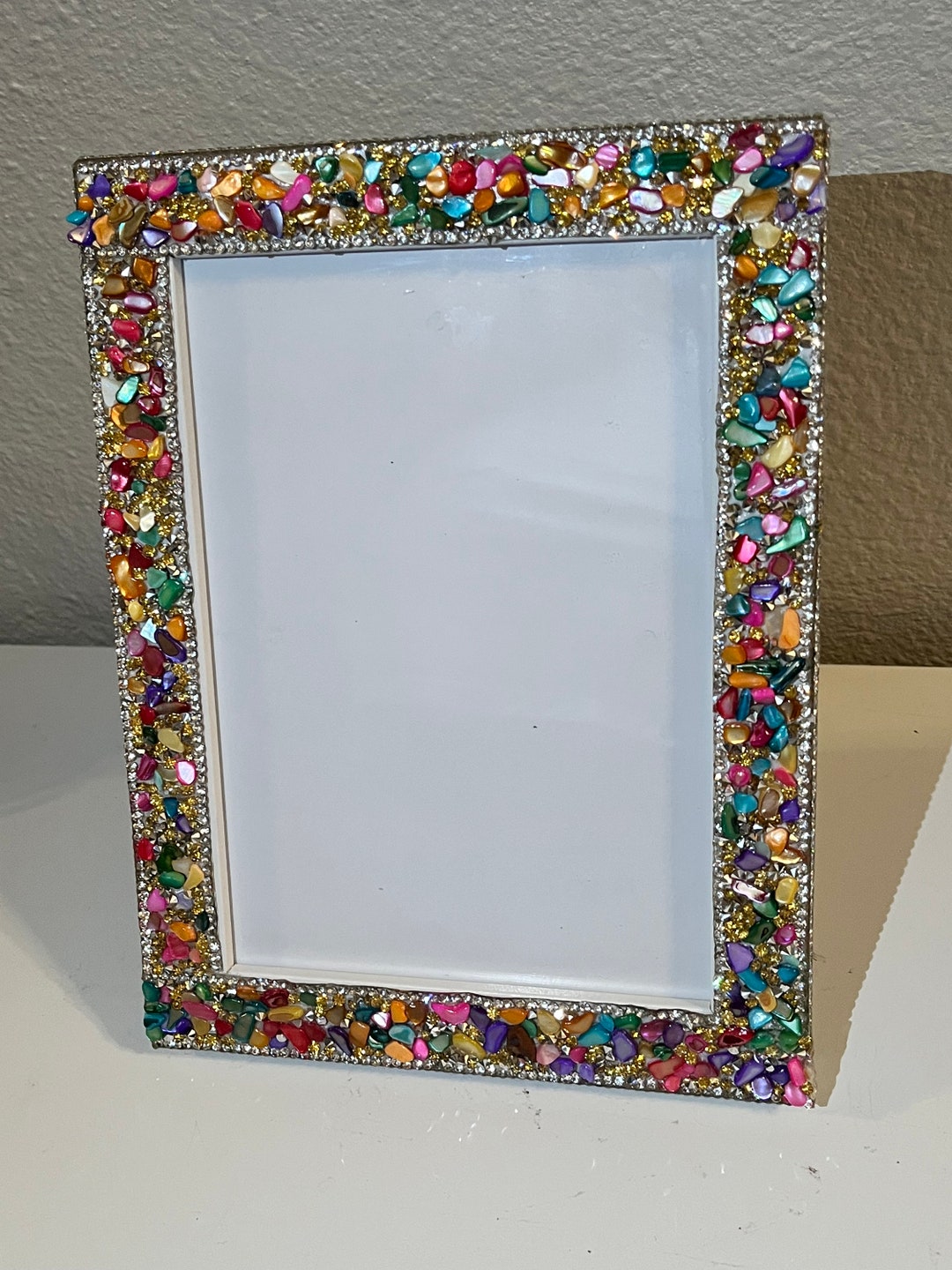 Diamonds & Stone Mix Picture Frame - Etsy