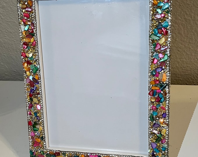 Diamonds & Stone Mix Picture Frame - Etsy