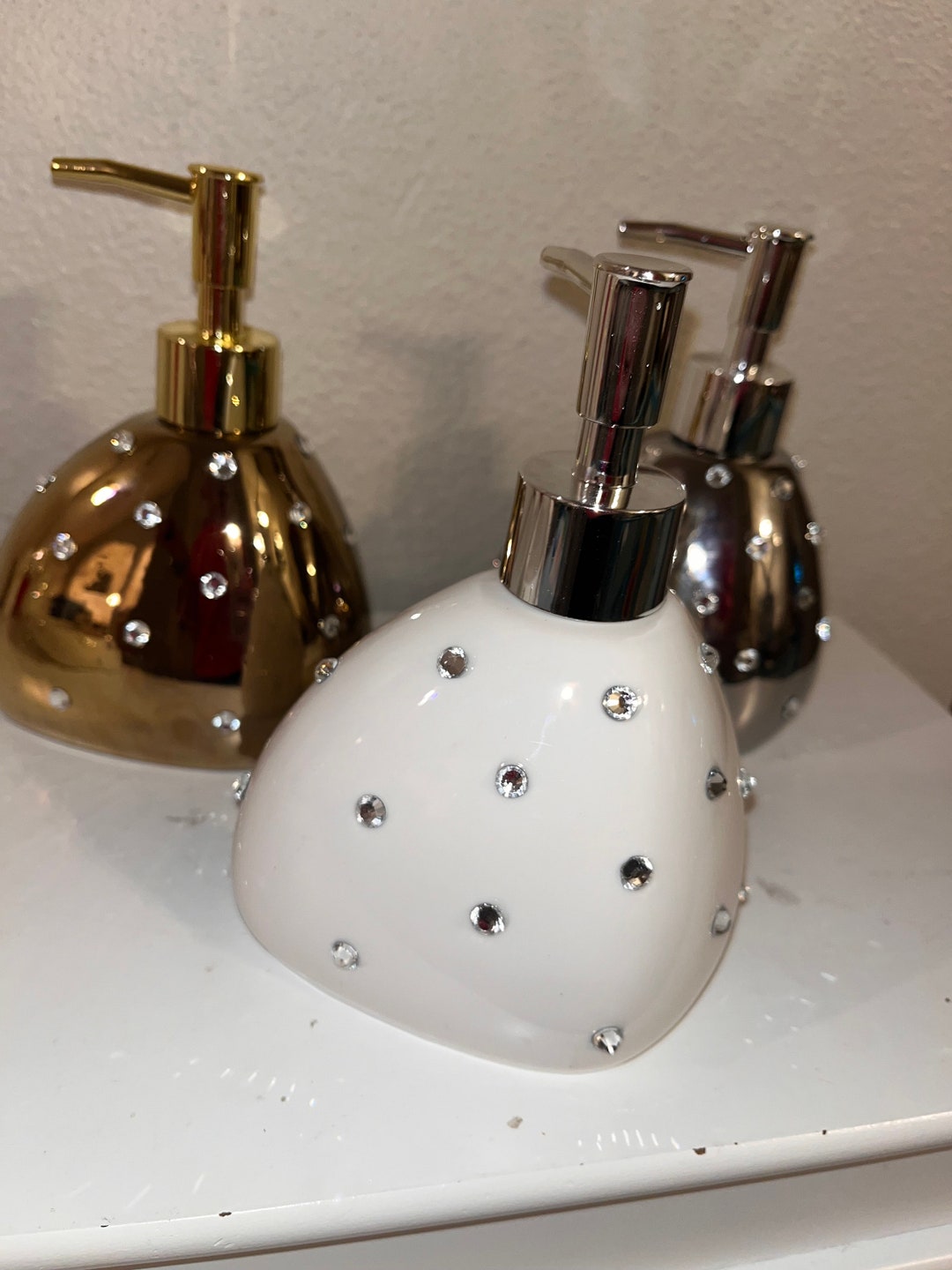 Diamond Accent Bathroom Sets - Etsy