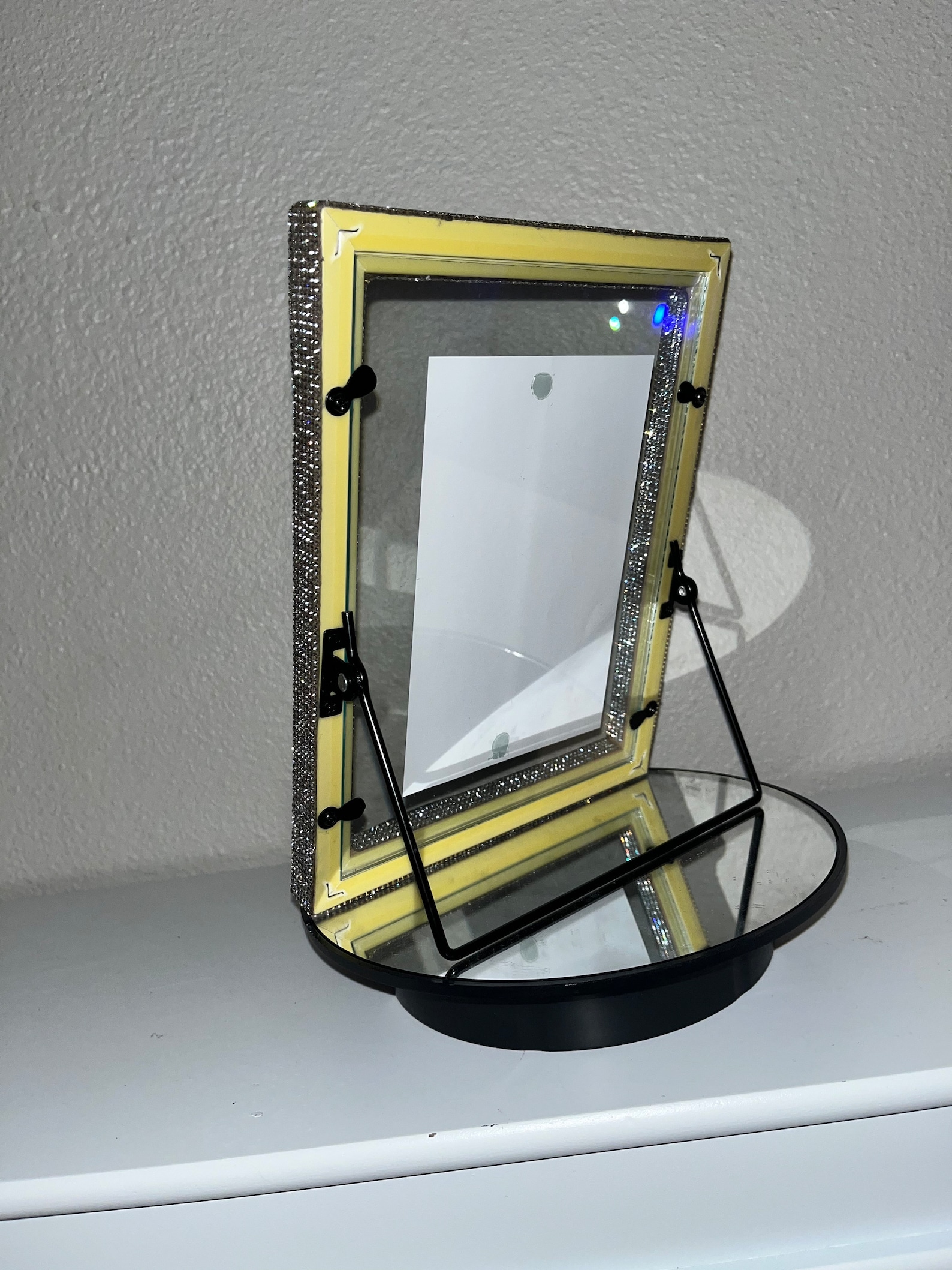 Fully Bedazzled Floating Picture Frame - Etsy