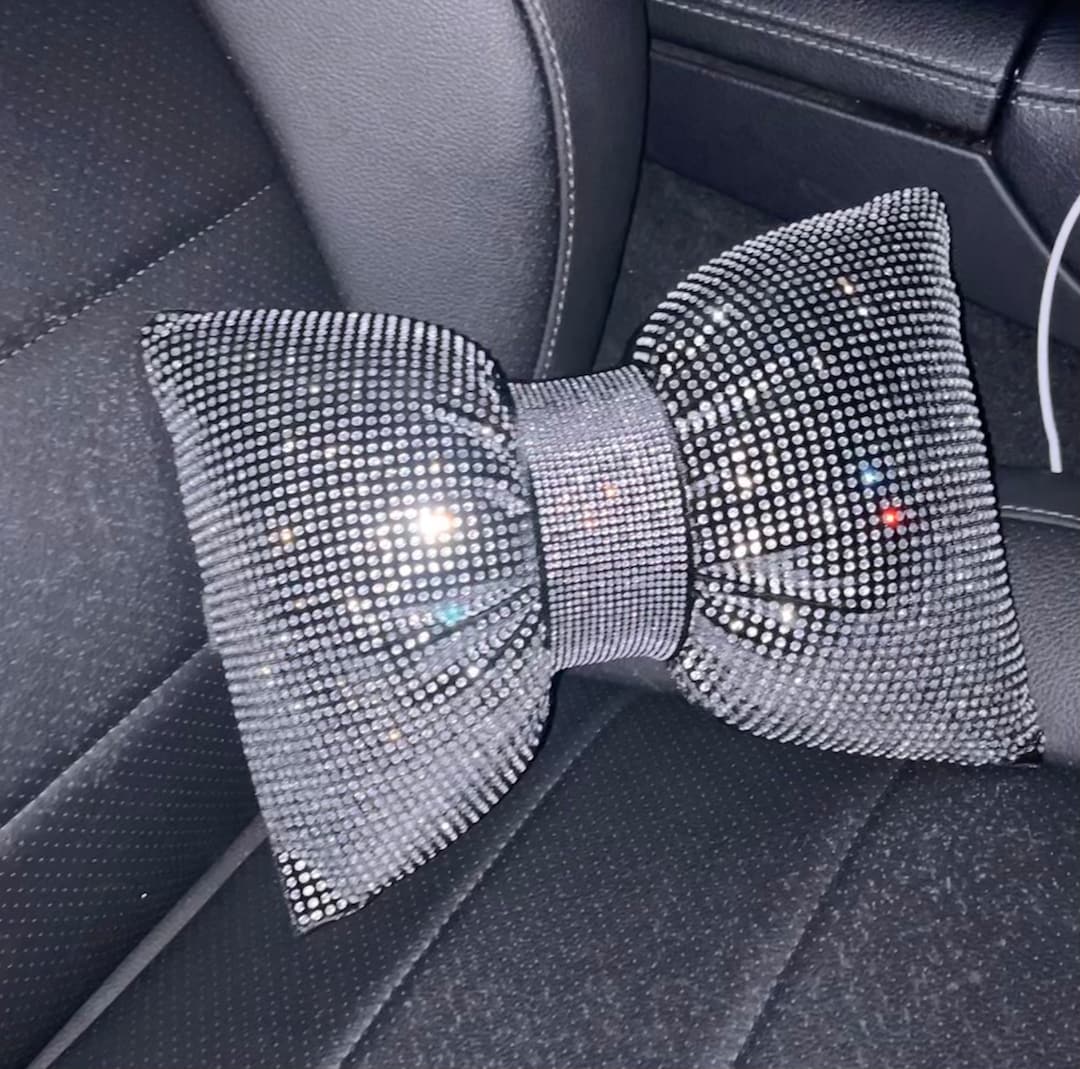 Blinged Out Diamond Car Head Rest Pillow - Etsy