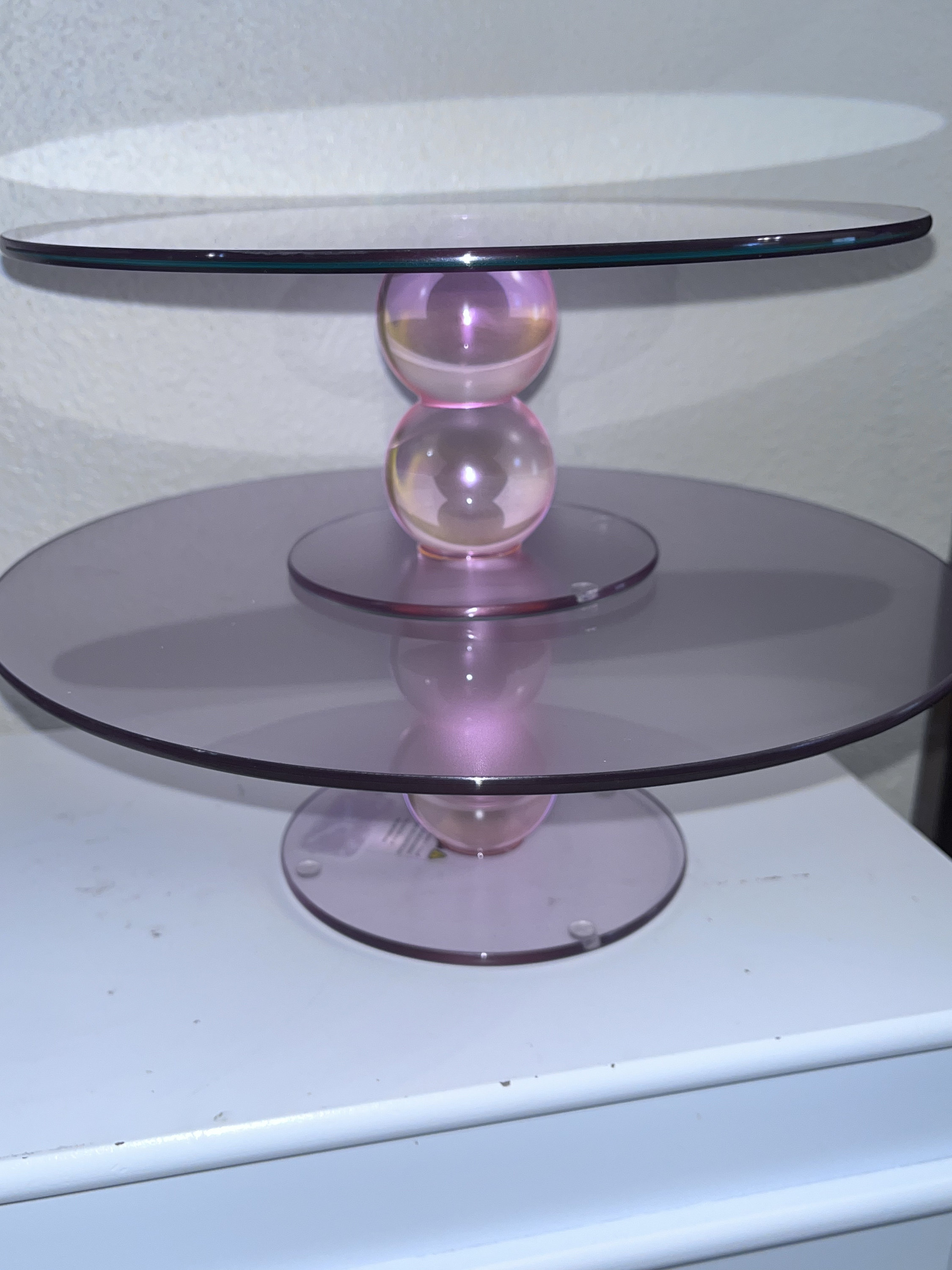 Colored Glass Display Stands - Etsy