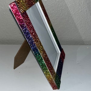 Rainbow Bedazzled Picture Frames - Etsy