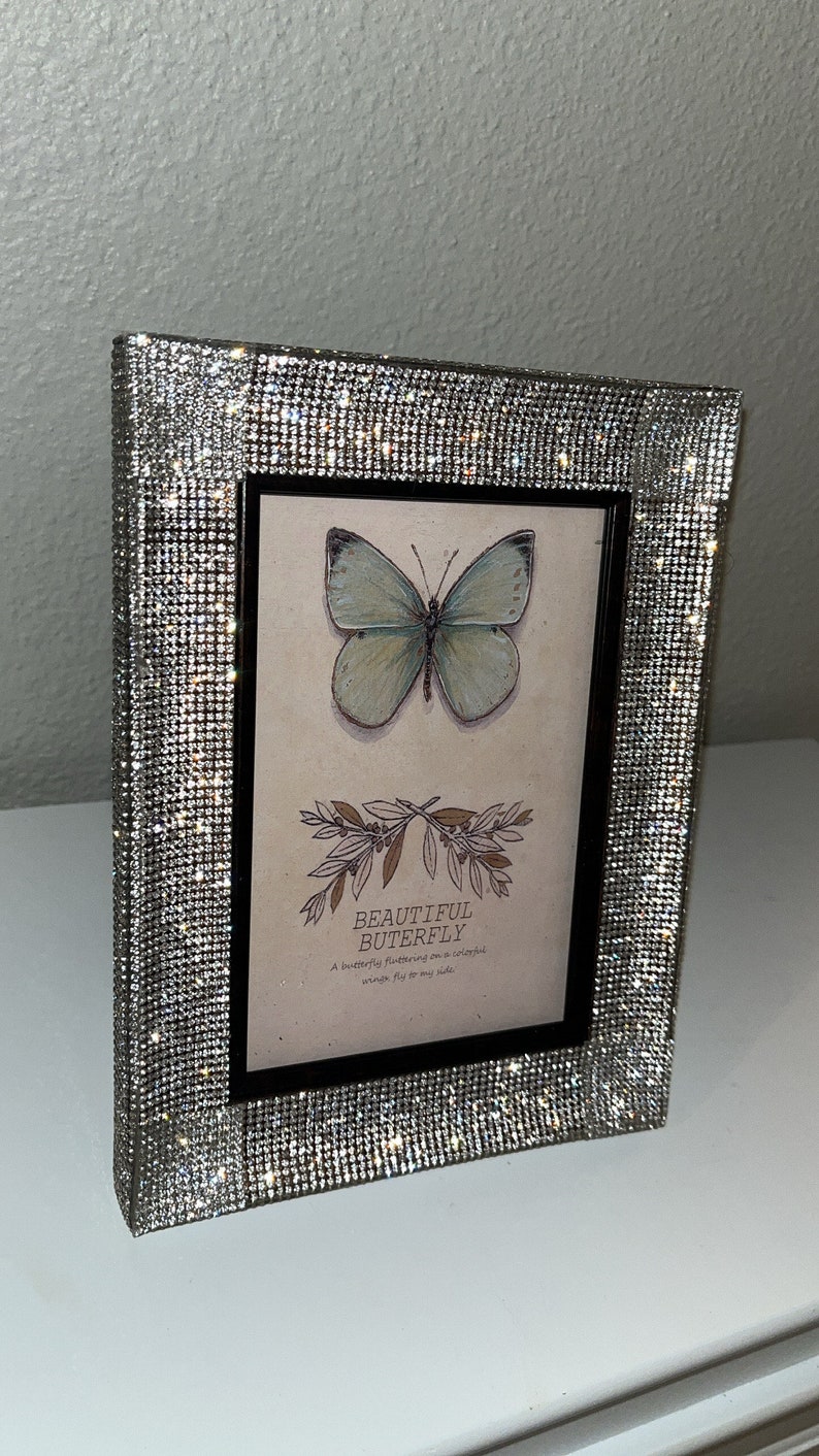 Diamond Covered Picture Frame - Etsy