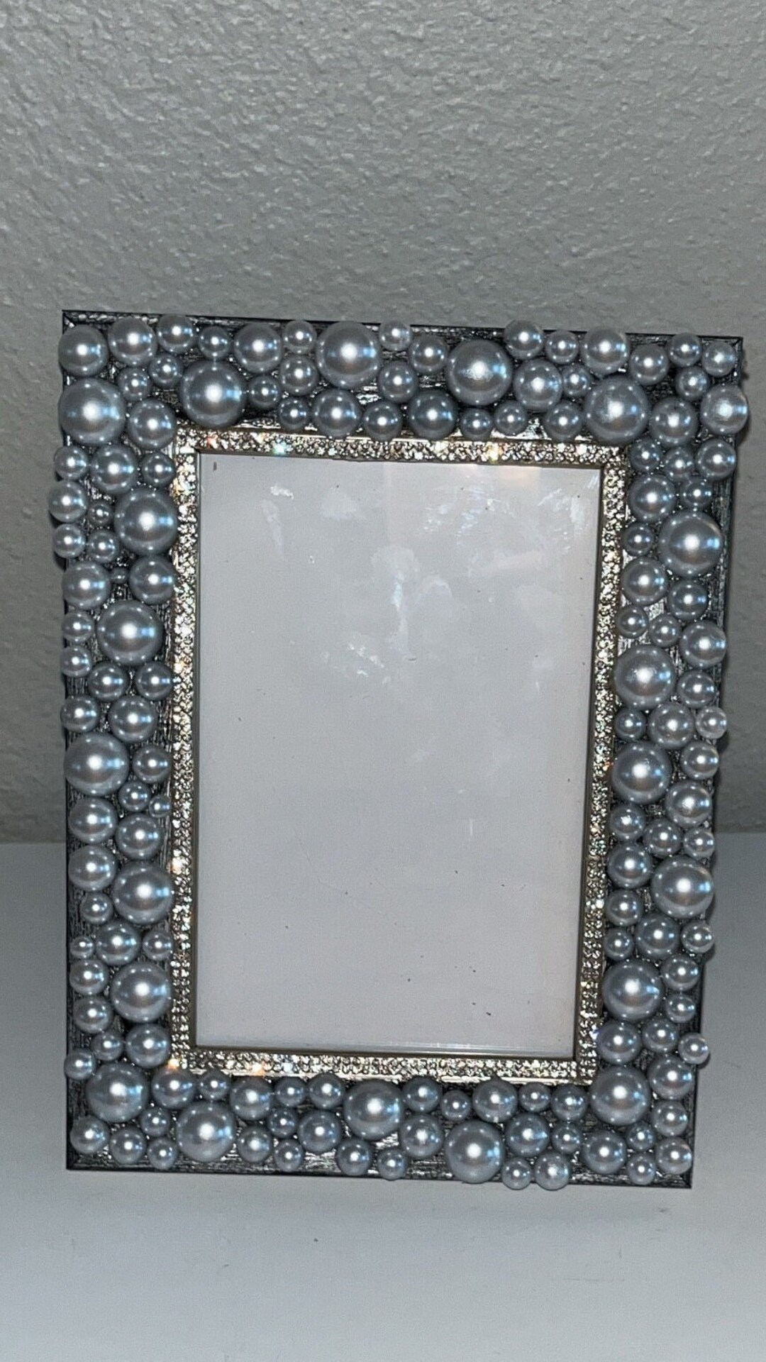 Pearls & Diamonds Picture Frame - Etsy