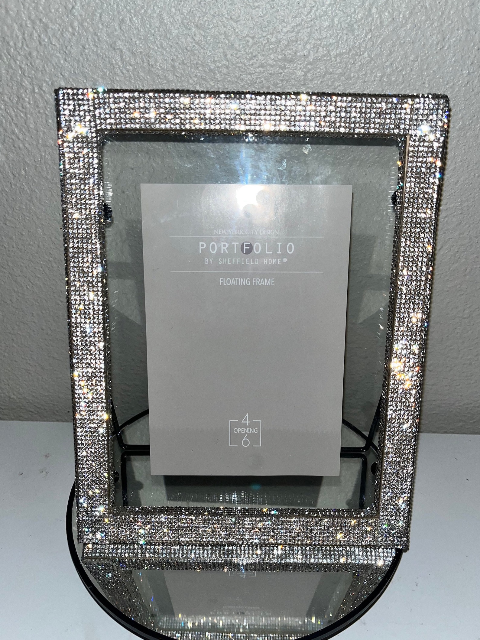 Fully Bedazzled Floating Picture Frame - Etsy