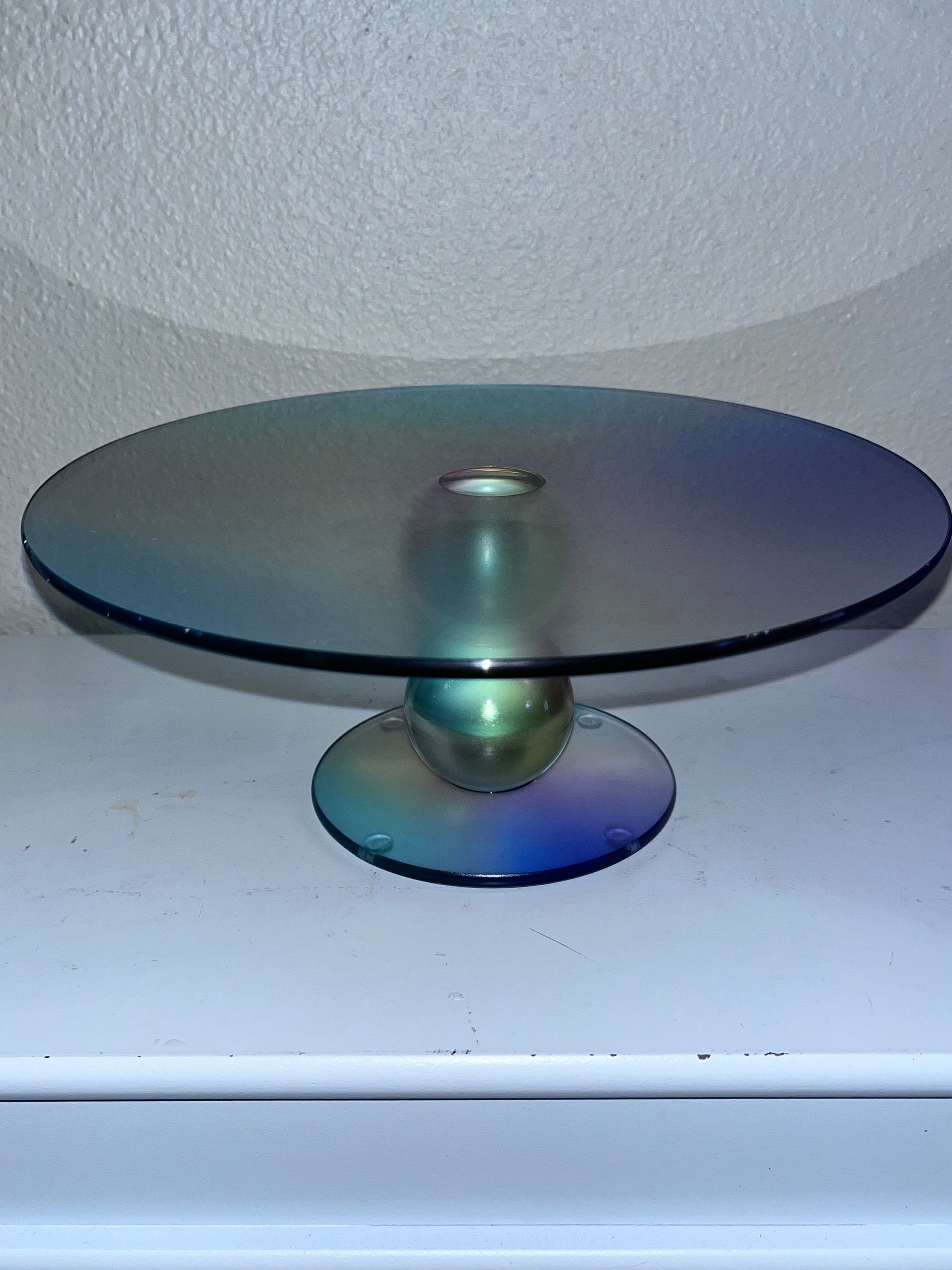 Colored Glass Display Stands - Etsy