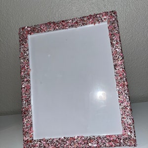 Pink Lace Stone & Diamond Mix Picture Frame - Etsy