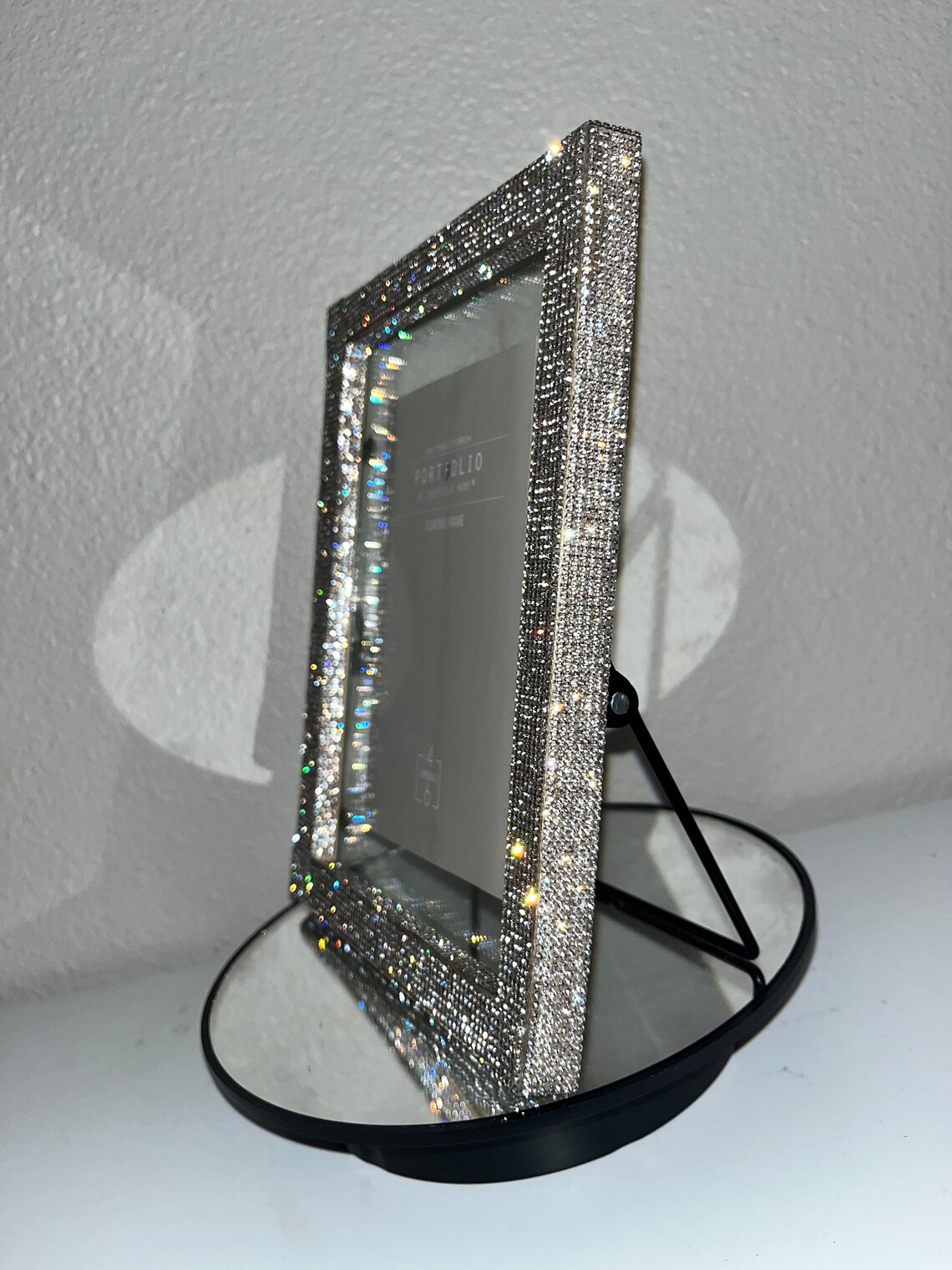 Fully Bedazzled Floating Picture Frame - Etsy