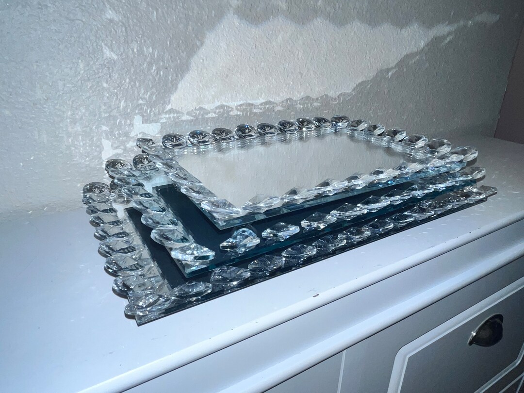Mirror Crystal Display Trays - Etsy