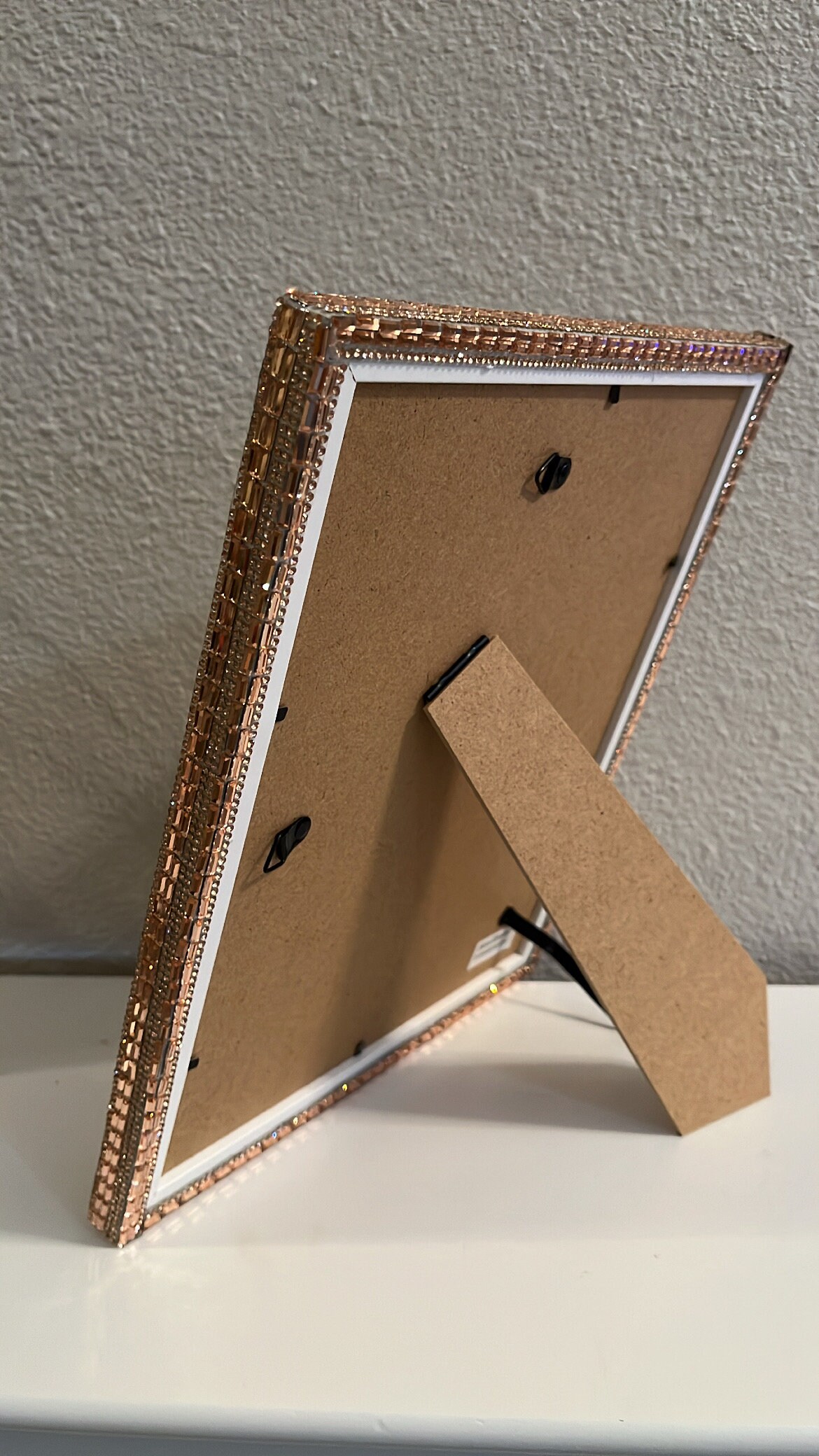 Fully Covered Rose Gold Diamond Frame - Etsy