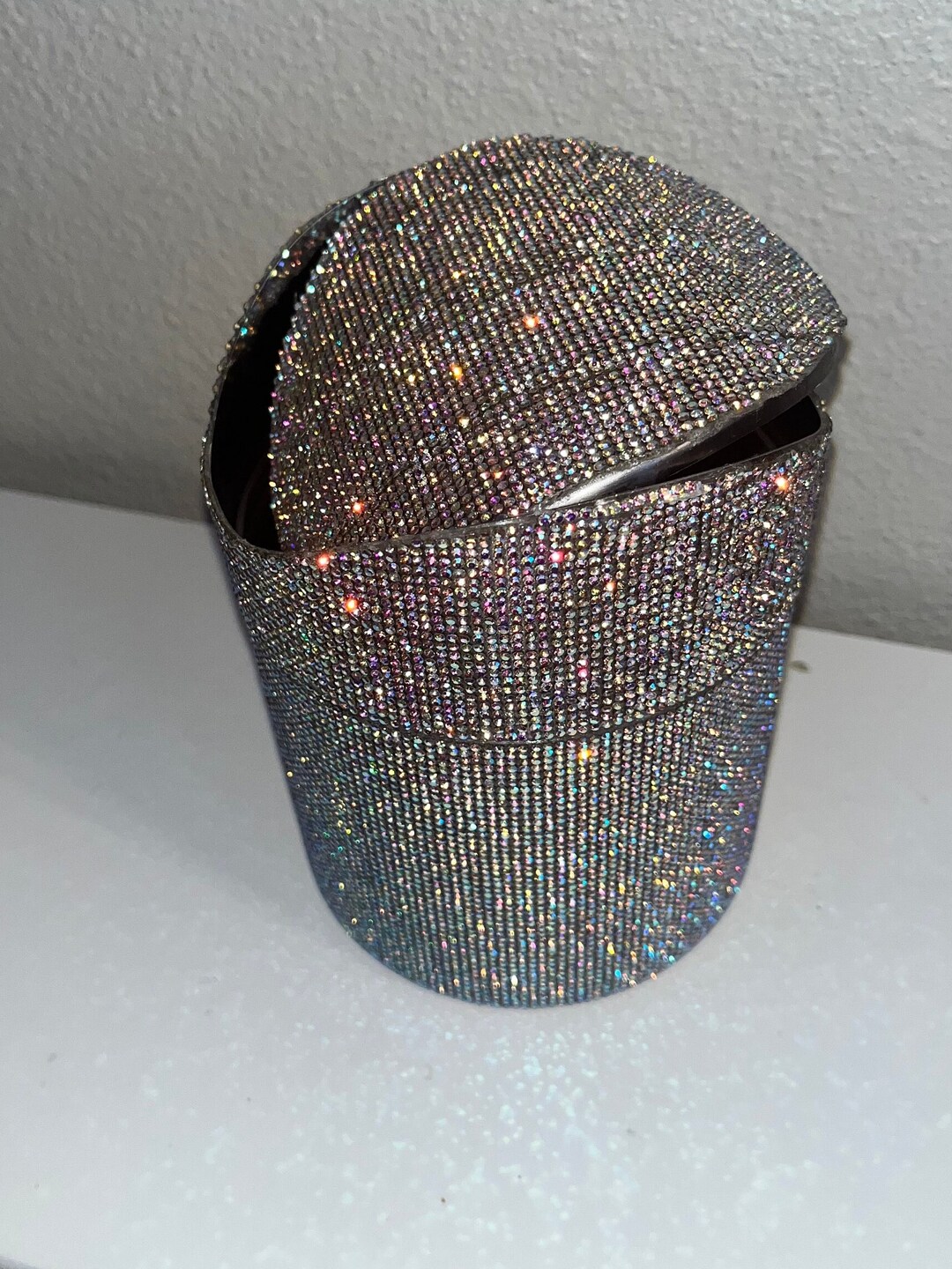 Desktop Bedazzled Trashcan - Etsy