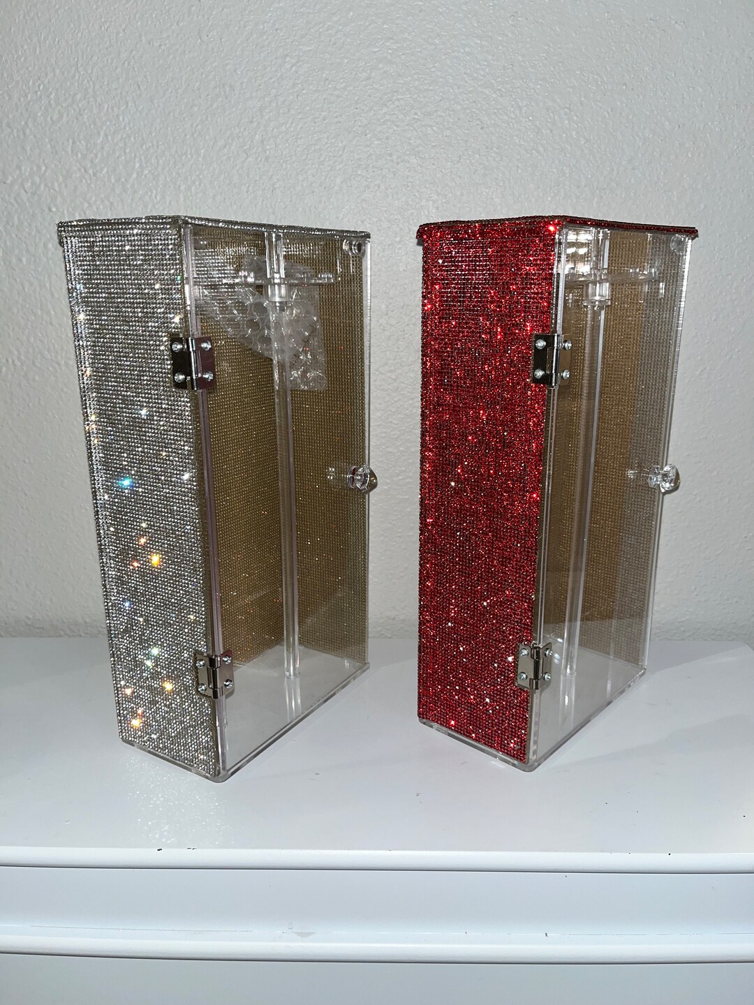 Bedazzled Necklace Jewelry Box - Etsy