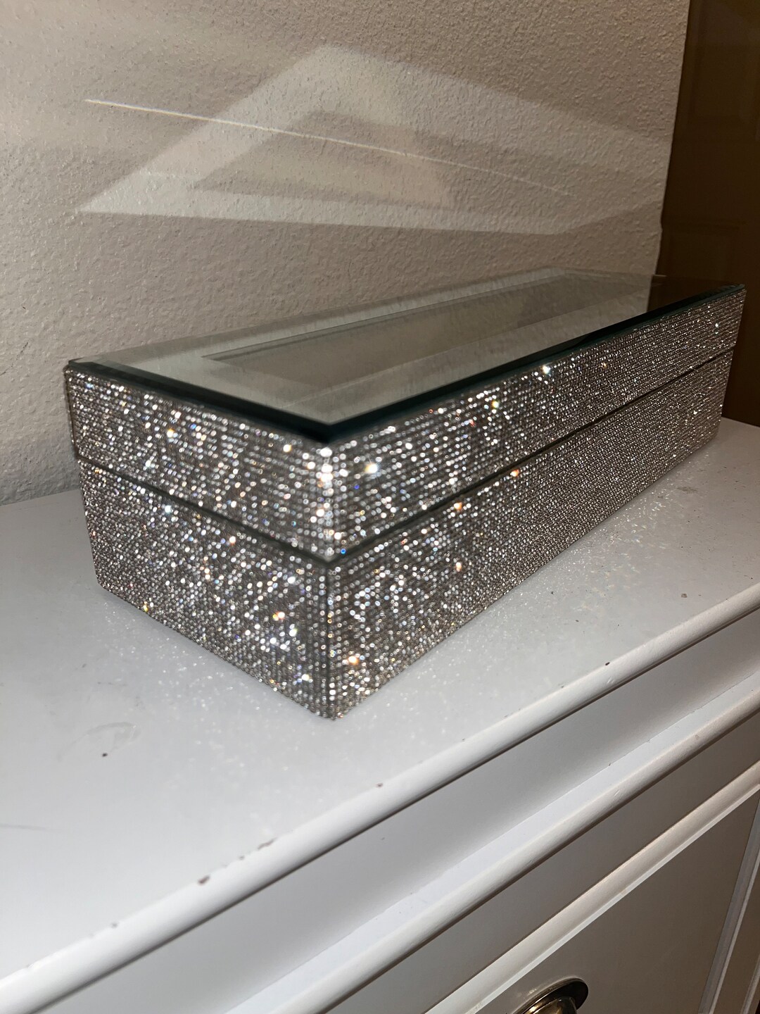 Mirror Diamond 6 Slot Watch Box - Etsy