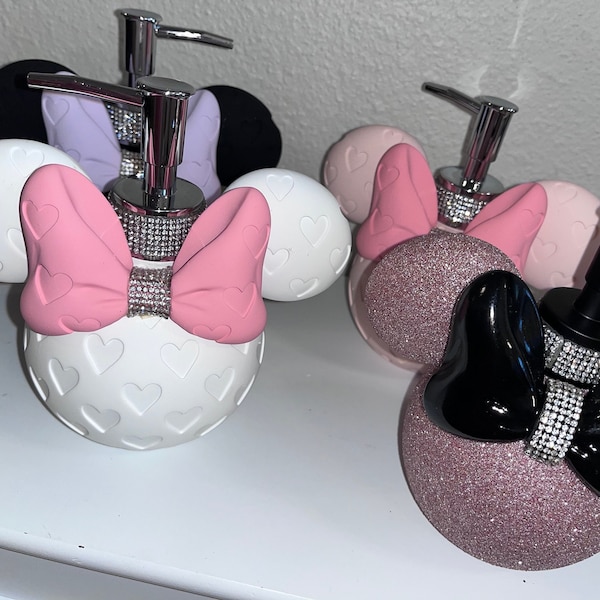Pink Soap Dispenser - Etsy