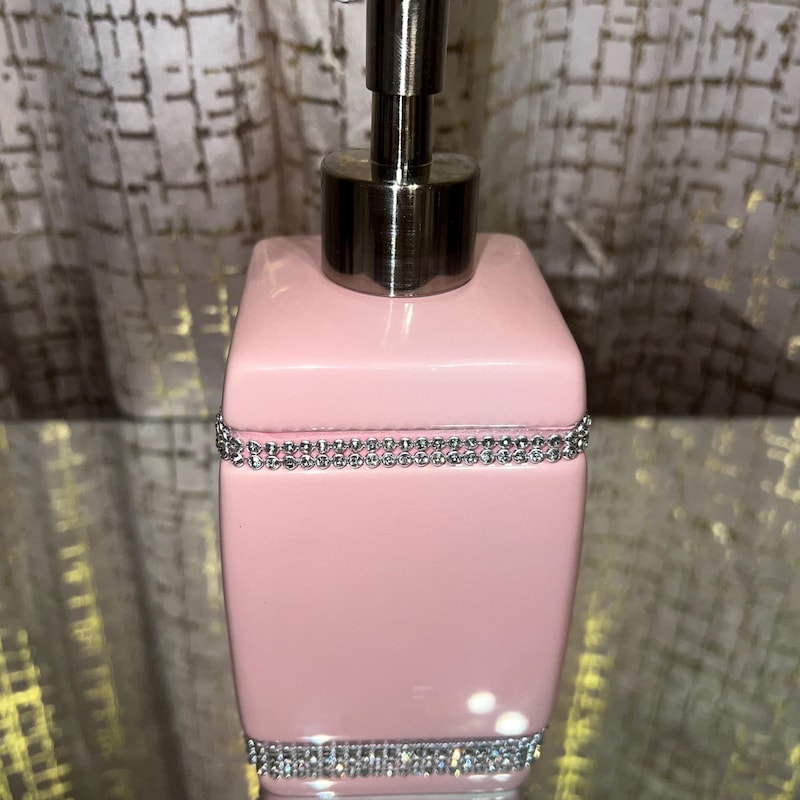 Pink Soap Dispenser - Etsy