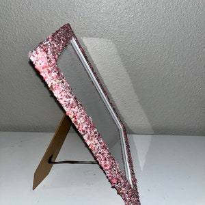 Pink Lace Stone & Diamond Mix Picture Frame - Etsy