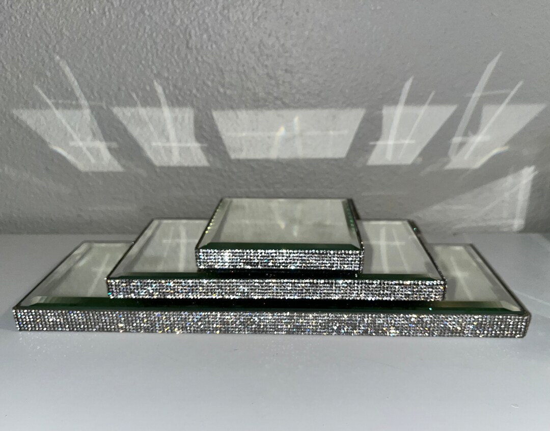 Mirror Diamond Floating Shelves - Etsy
