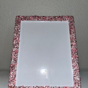 Pink Lace Stone & Diamond Mix Picture Frame - Etsy