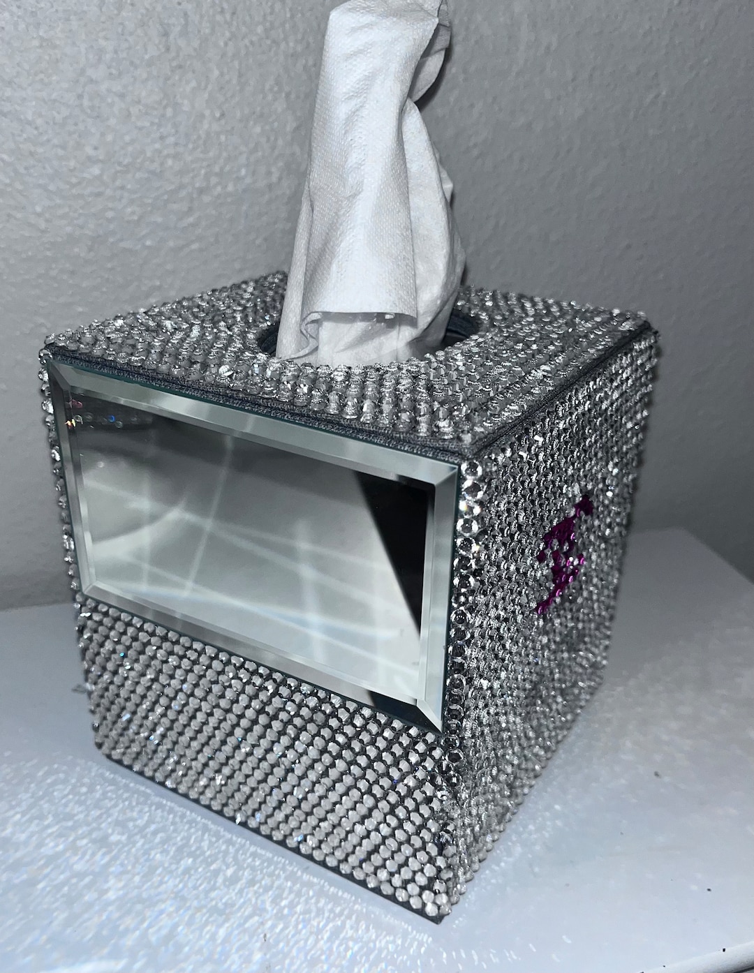 Single Diamonds Custom Tissue Box - Etsy