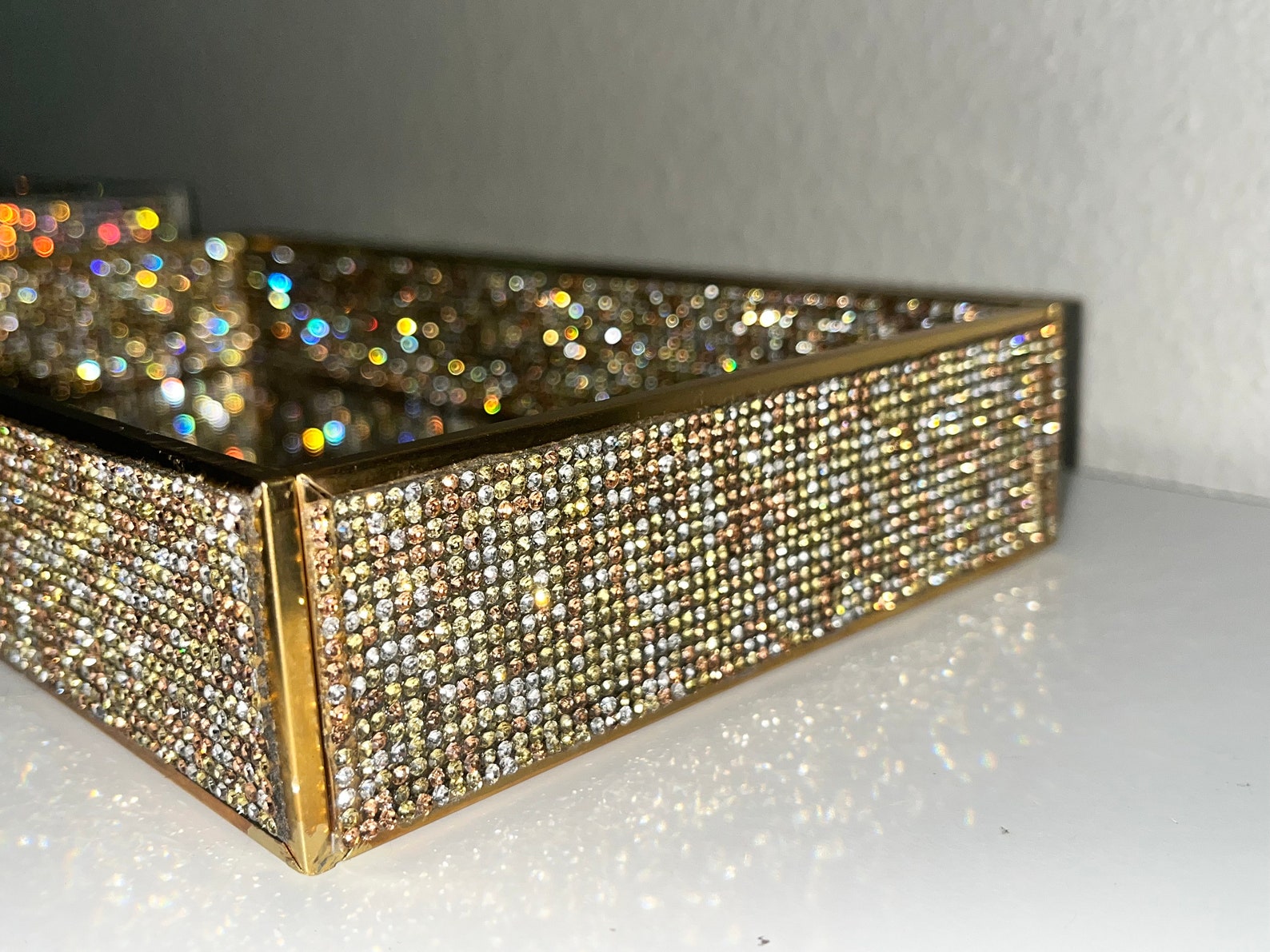 Completely Bedazzled Organizer Tray - Etsy