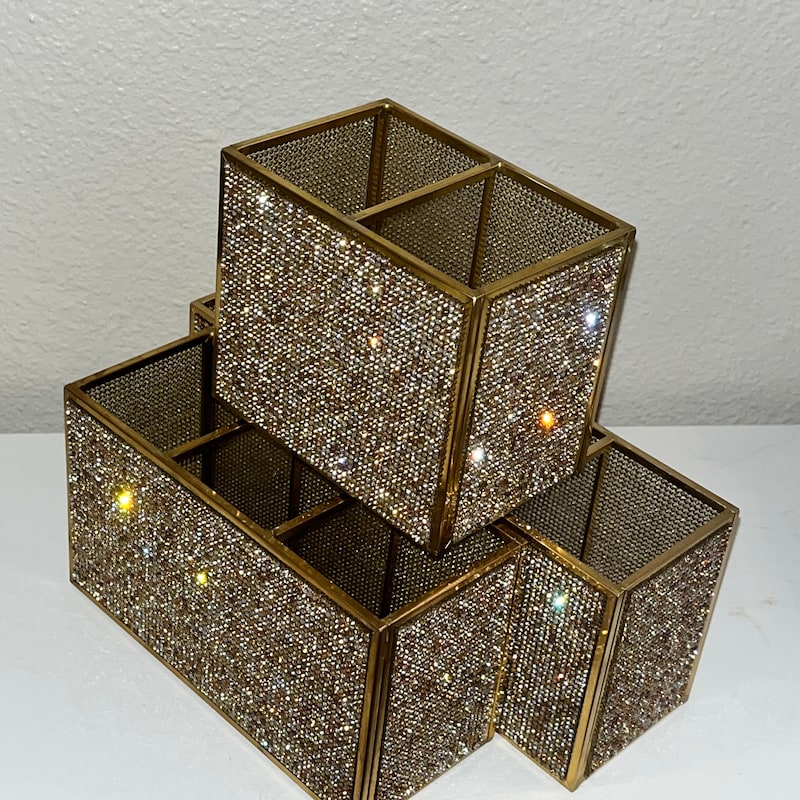 Gold Desk Organizer - Etsy UK