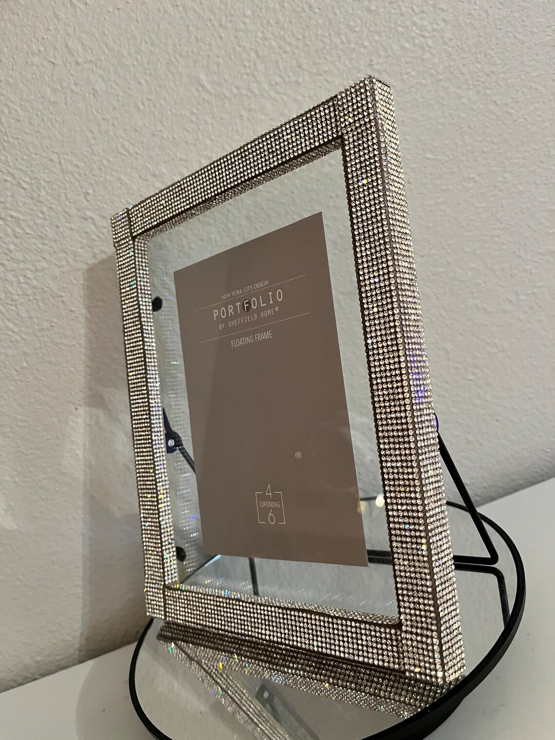 Fully Bedazzled Floating Picture Frame - Etsy