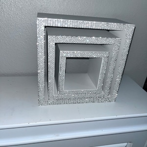 Diamonds & Pearls Floating Shelf Set - Etsy