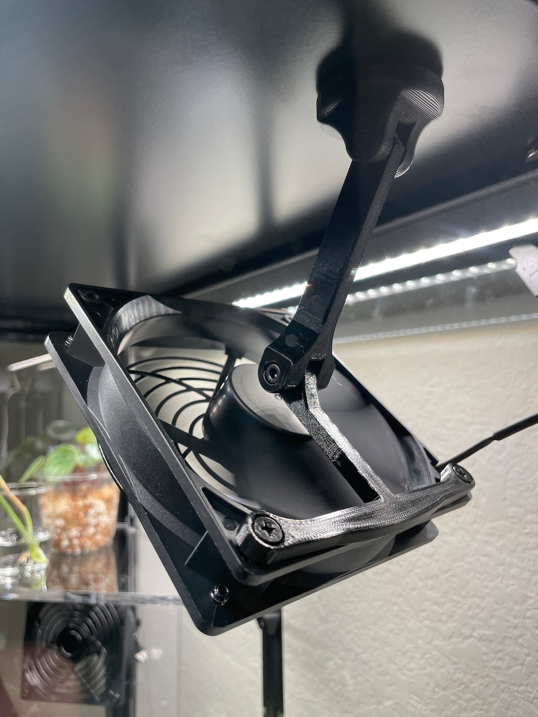 Magnetic Fan Mount (80mm) for Ikea Greenhouse Cabinet - Etsy