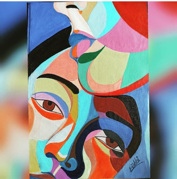 Abstract Human Figures Painting