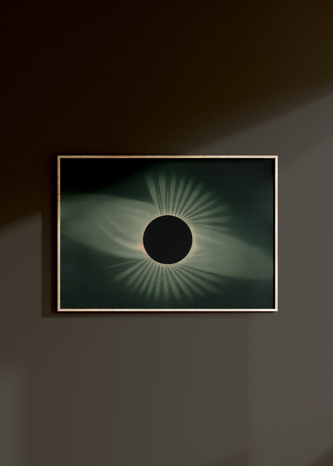 Space Art Total Eclipse of the Sun 1882 Astronomy Print - Etsy