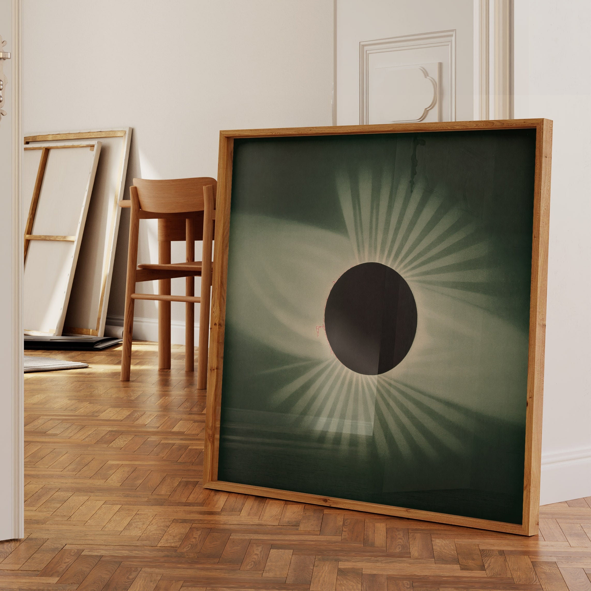 Space Art Total Eclipse of the Sun 1882 Astronomy Print - Etsy