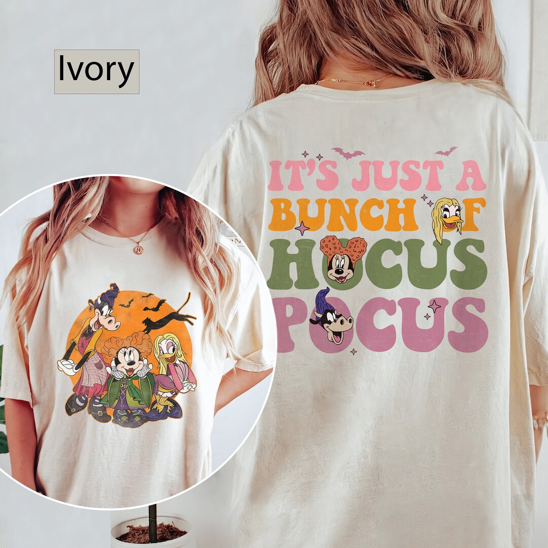 Disney Halloween Hocus Pocus Shirt Minnie Daisy Clarabelle - Etsy