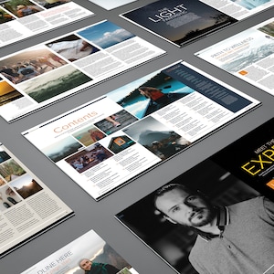 Tourism, Advertising, Lifestyle, Outdoor, Well-being Templates: A4, A5 ...