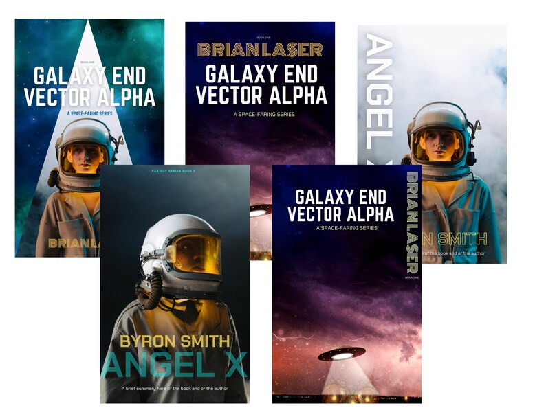 Sci=fi Book Cover Templates - Indesign and Canva - Etsy UK