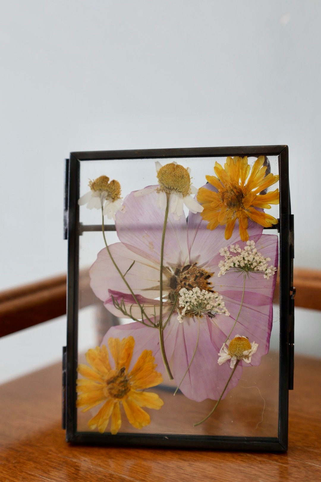 Pressed Flower Frame With Real Flowers, 3x4 - Etsy