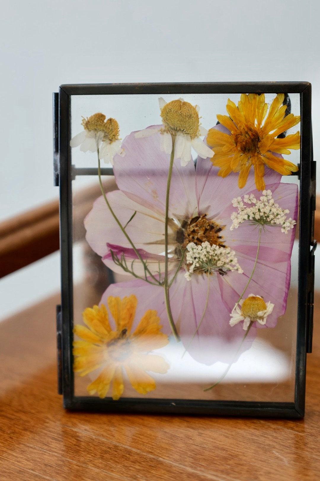 Pressed Flower Frame With Real Flowers, 3x4 - Etsy