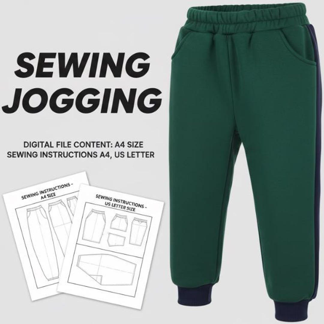 Kids Sewing Pants Pattern PDF | Toddler Pants Sewing Pattern | Children ...