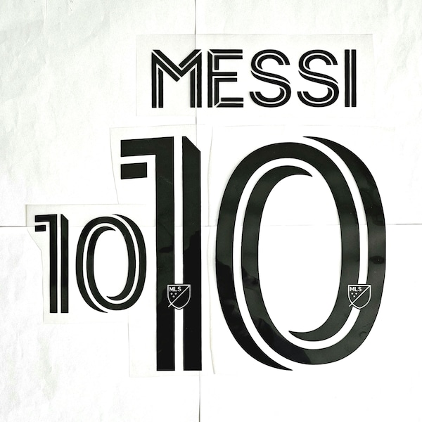Messi Jersey Font - Etsy