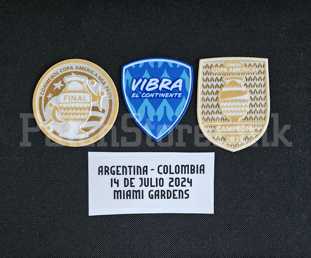 Copa America Final 2024 Argentina Colombia Vibra El Continente Sleeve ...