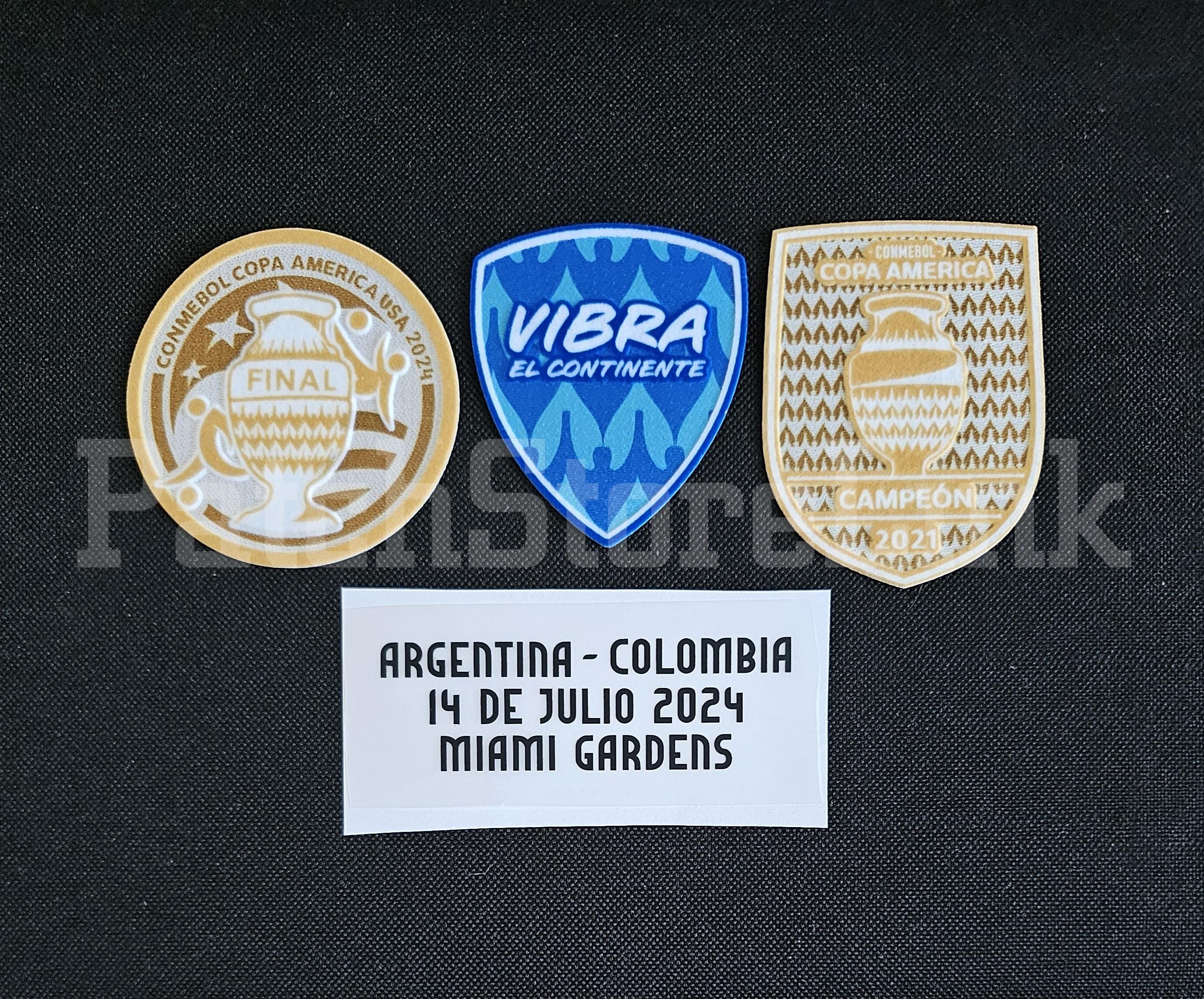 Copa America Final 2024 Argentina Colombia Vibra El Continente Sleeve ...