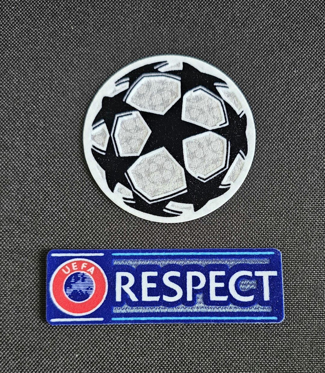 2012-2021 Champions League Starball and Respect Sleeve Patch Badge Set ...