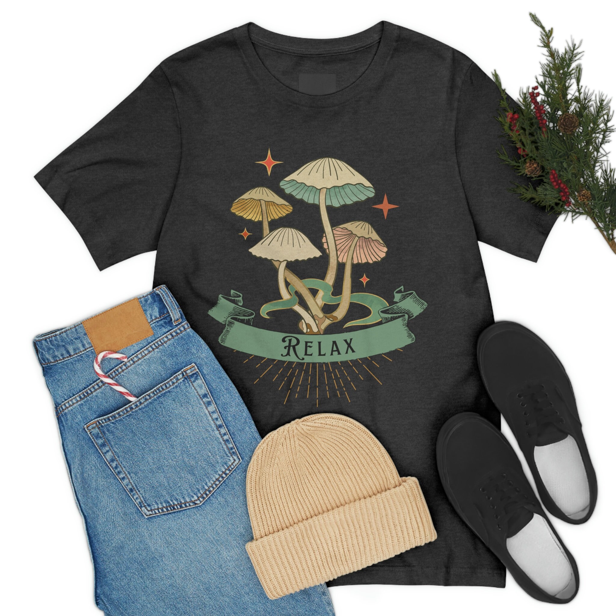 Mushroom Shirt, Magic Mushroom Shirt, Botanical Shirt, Mushroom Shirt ...