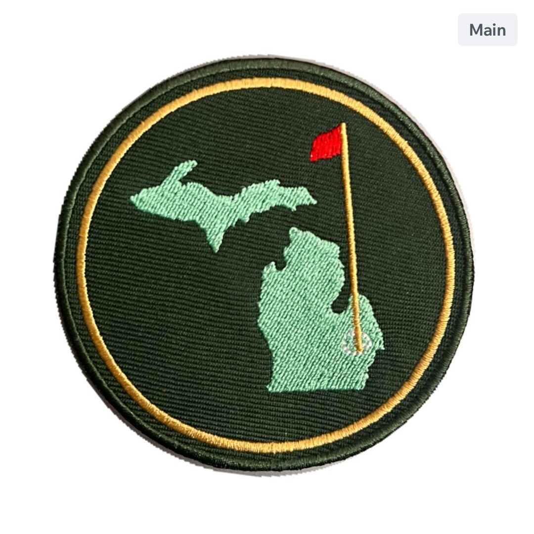 Michigan Golf Patch - Etsy