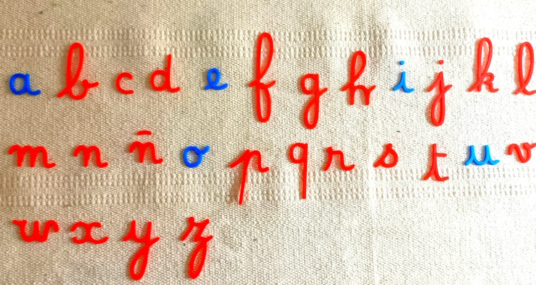 Montessori Mobile Alphabet - Etsy