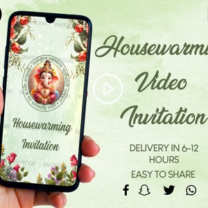Indian House Warming Video Invitation, House Warming Ceremony, House ...
