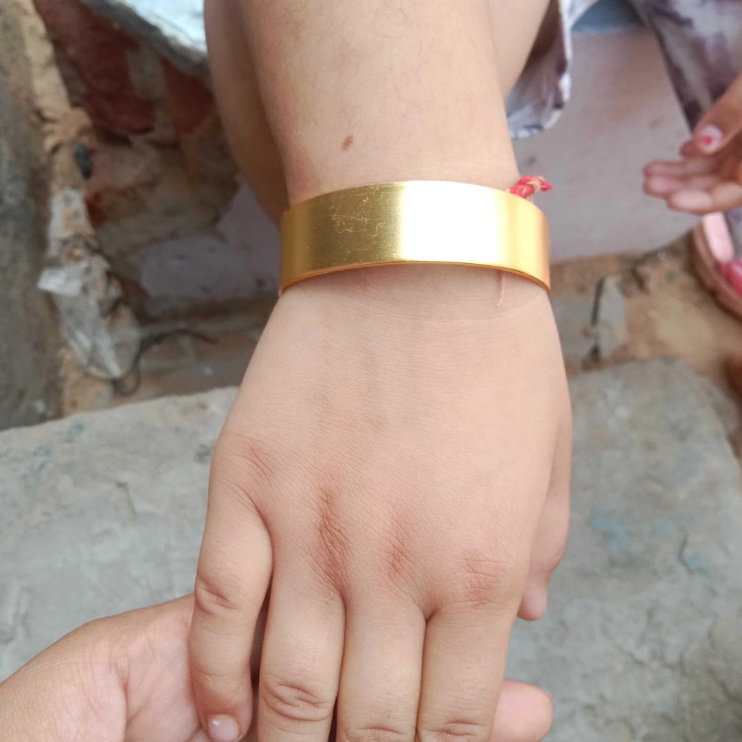 Adjustable Brass Cuff Bracelet Blank: Gold Florist Corsage Cuff - Etsy