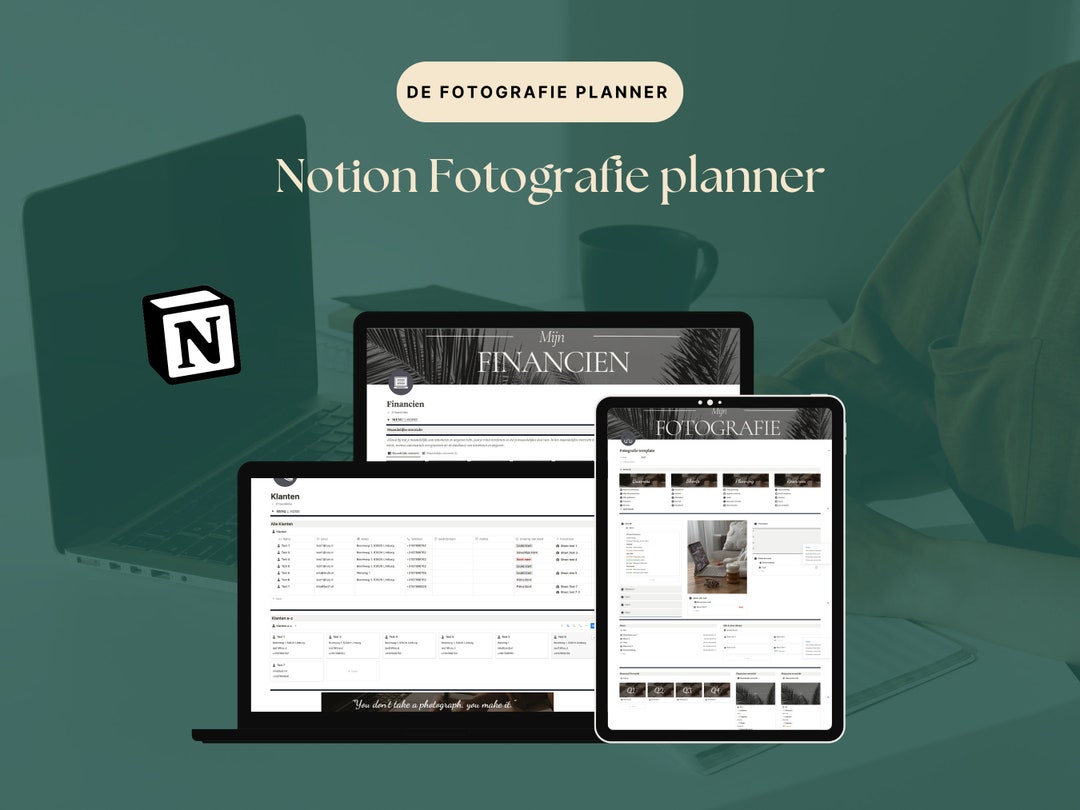 Notion Photography Template for Photographers Notion Template ...